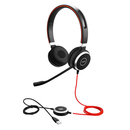 Jabra EVOLVE 40 Stereo Headset - For Microsoft Lync
