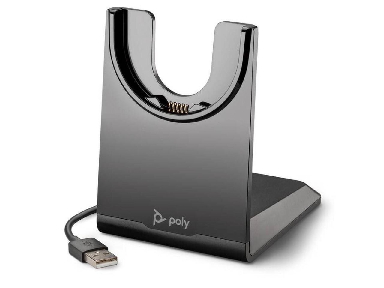 Poly Voyager 4300 and Focus 2 Charging Stand Wired - Bluetooth Headset ...