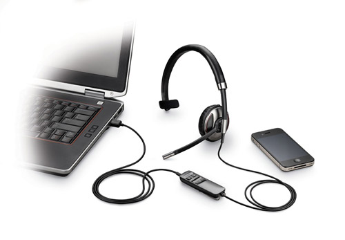 Plantronics Blackwire C710 Monaural Multimedia Headset - For Microsoft Lync